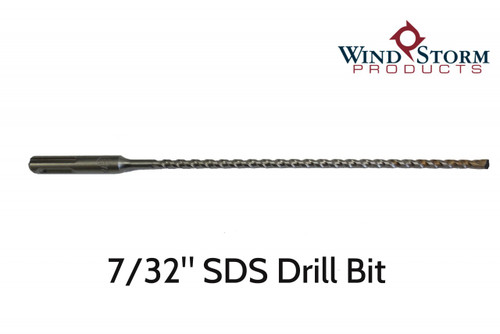 7/32" x 6" x 8" SDS Drill Bit—Use for Installing Male PanelMate Anchors ...