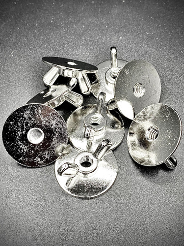 1/4-20 Washered Wingnuts Large Flange for Track Hardware & Panel ...