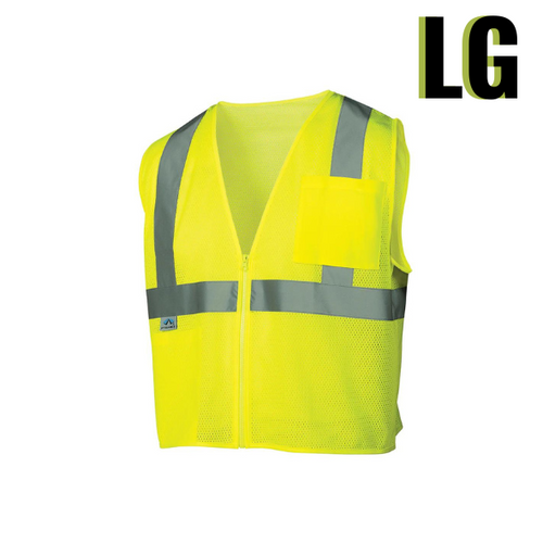 Pyramex Hi-Vis Safety Vest - Large