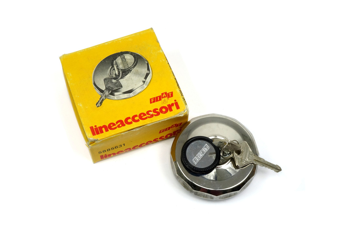 Locking FAAB gas cap with 2 keys FIAT 124 Spider Spider 2000 and Pininfarina 1966 1978 FIAT 124 Sport Coupe 1967 1975 FITS NON CATALYST CARS ONLY