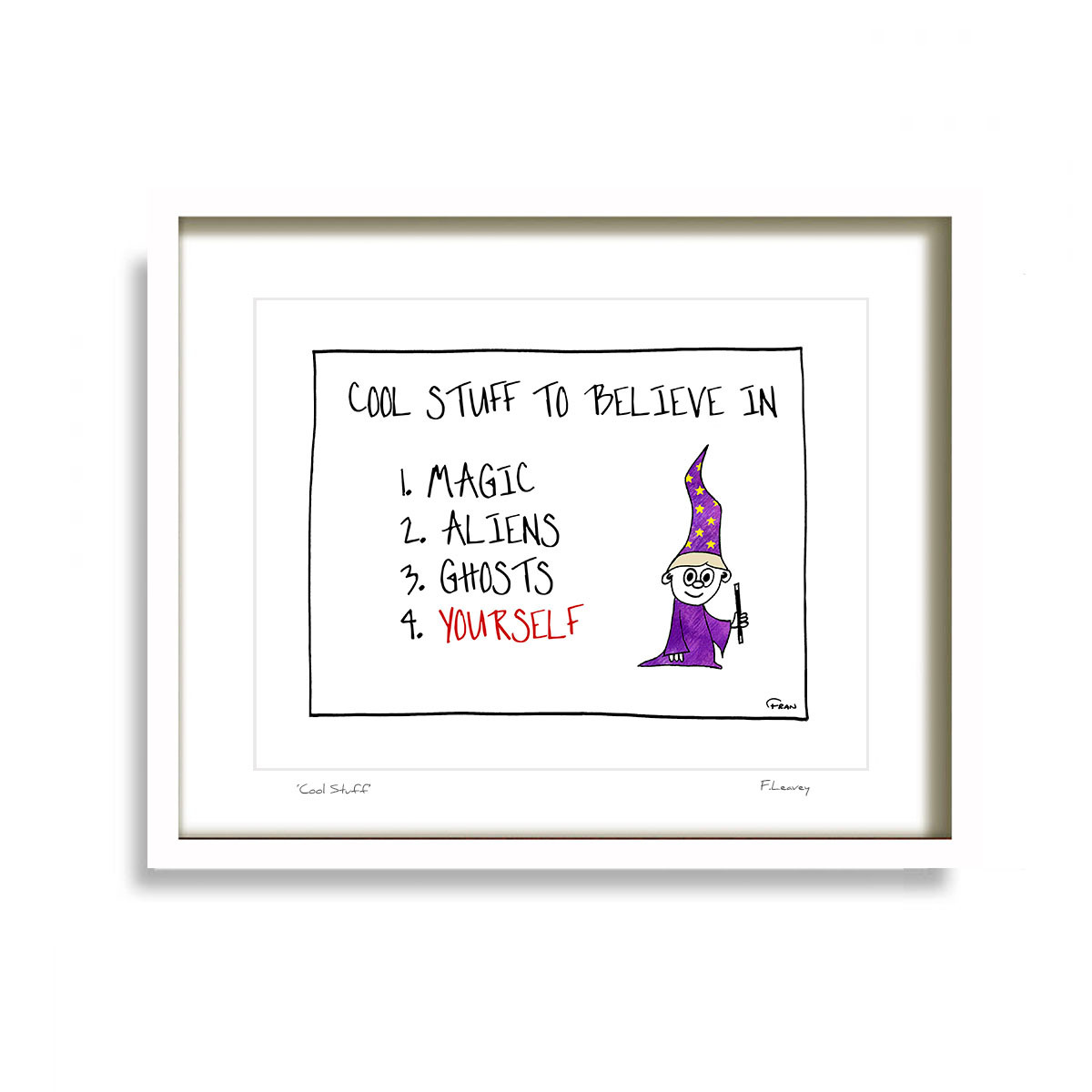 Fab Cow Cool Stuff Framed 8 x 6 | Kilkenny Design