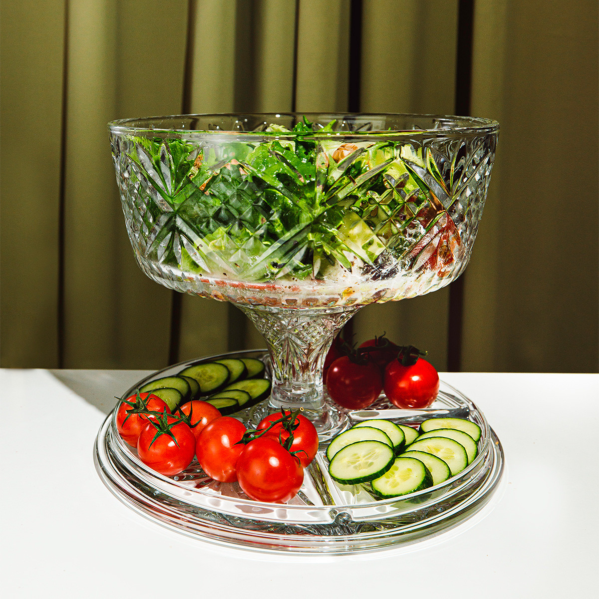 Killarney Crystal Trinity 4 in 1 Cake Dome | Kilkenny Design