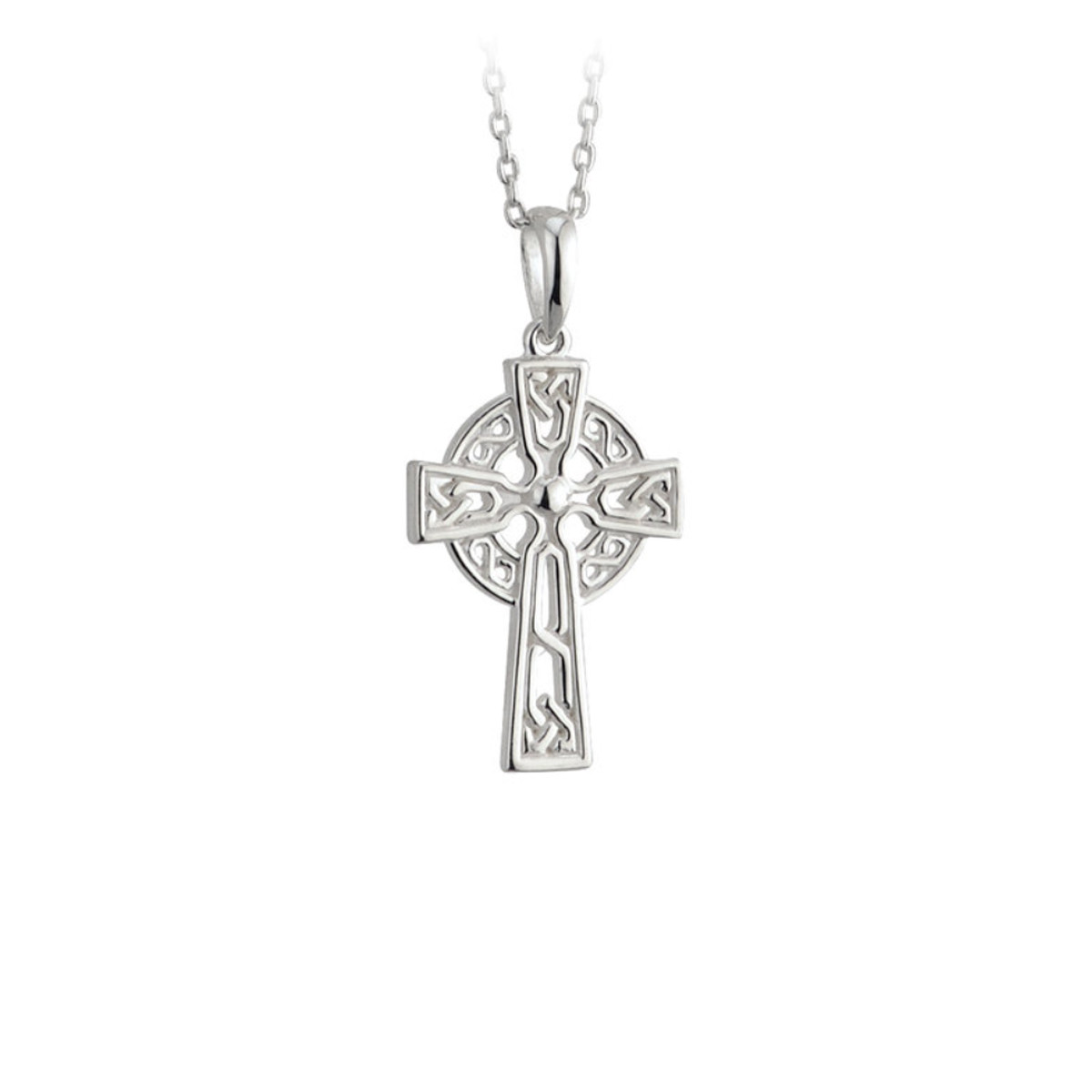 Solvar Sterling Silver Small Filagree Celtic Cross Pendant | Kilkenny ...