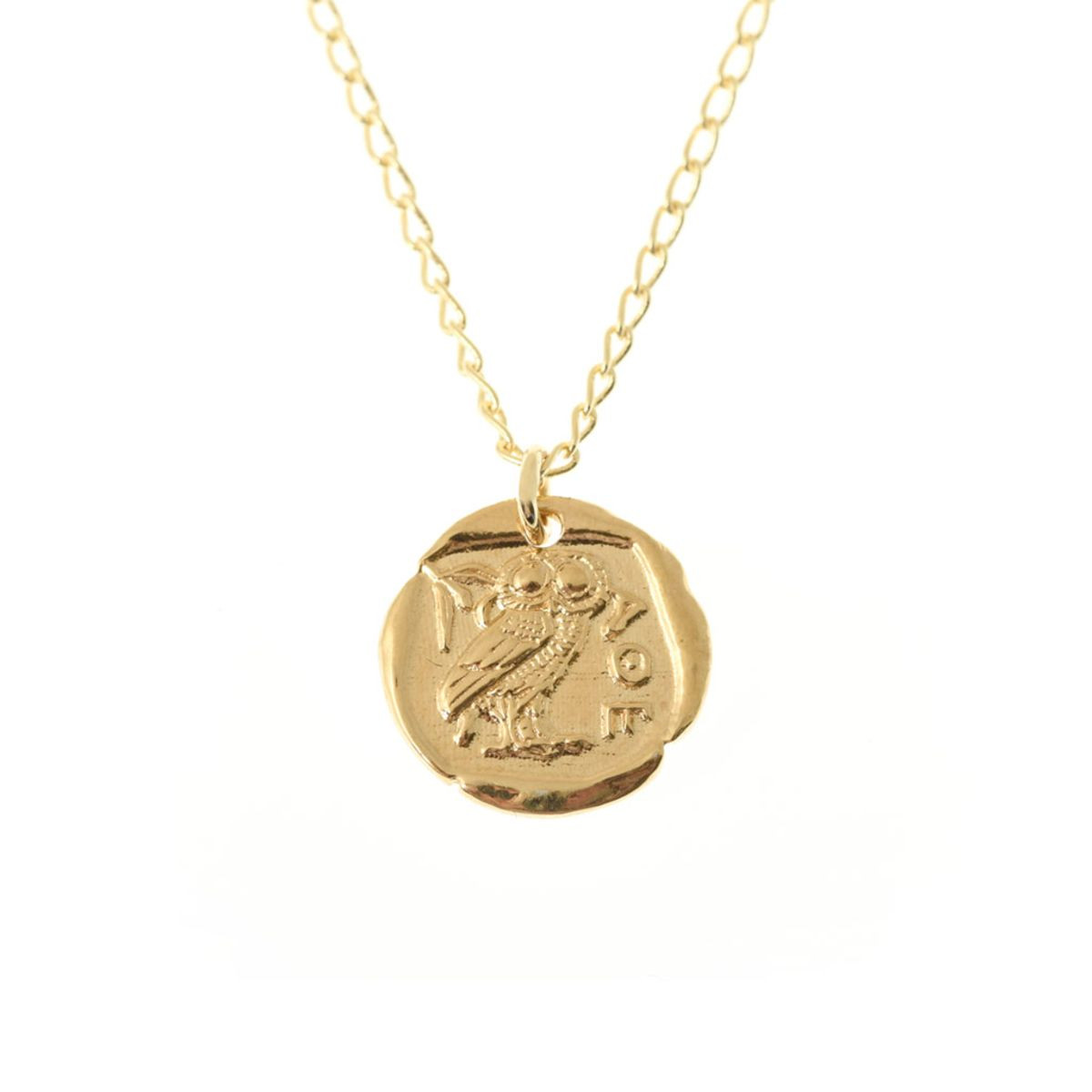 Andrea Mears Gold Athena Goddess Necklace | Kilkenny Design