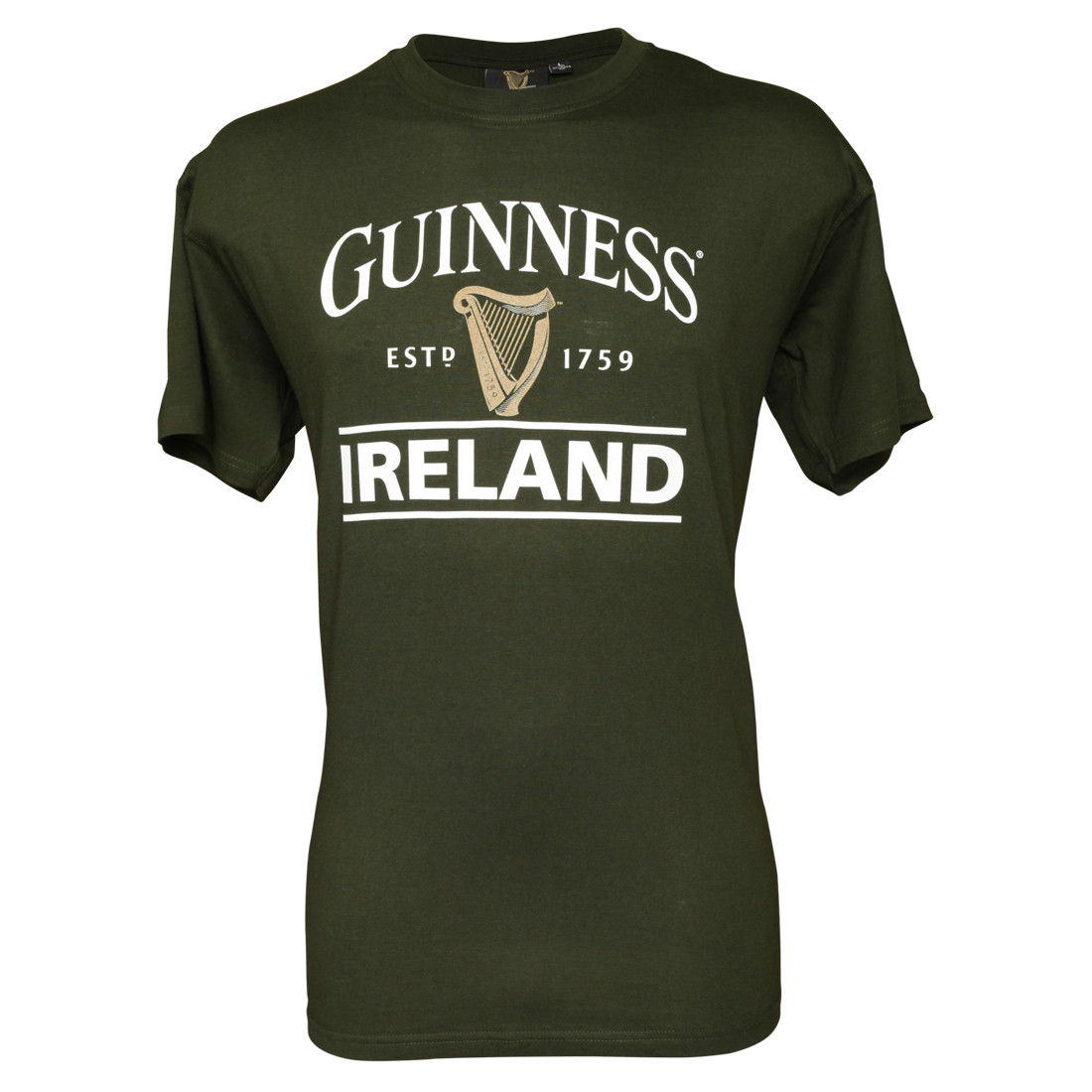 Guinness Green Irish Harp T-Shirt | Kilkenny Design