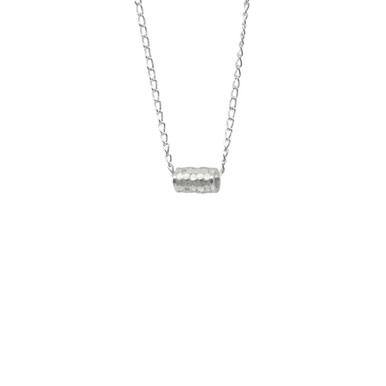 Andrea Mears Silver Tiny Karma Wheel Necklace | Kilkenny Design