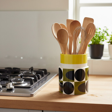 Spot Square Oval Utensil Pot Yellow | Kilkenny Design