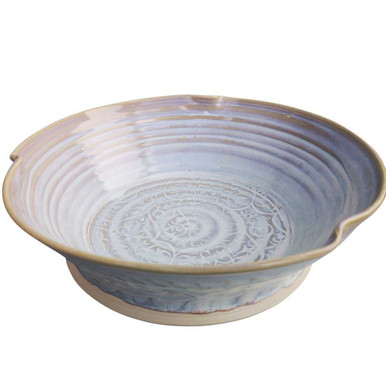Castle Arch Pottery Oilean White Salad Bowl | Kilkenny Design