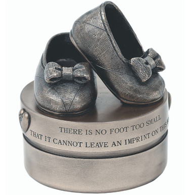 Genesis Baby Girl Booties Trinket Box | Kilkenny Design