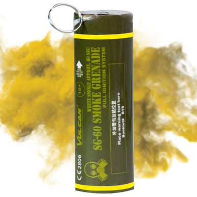 Smoke Grenade Yellow Wire Pull P1 Vulcan Europe B2b
