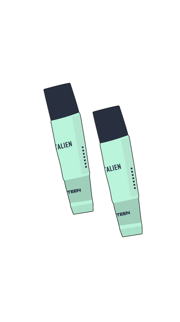 CS Italien - Football Socks Without Feet - Fourteen SA