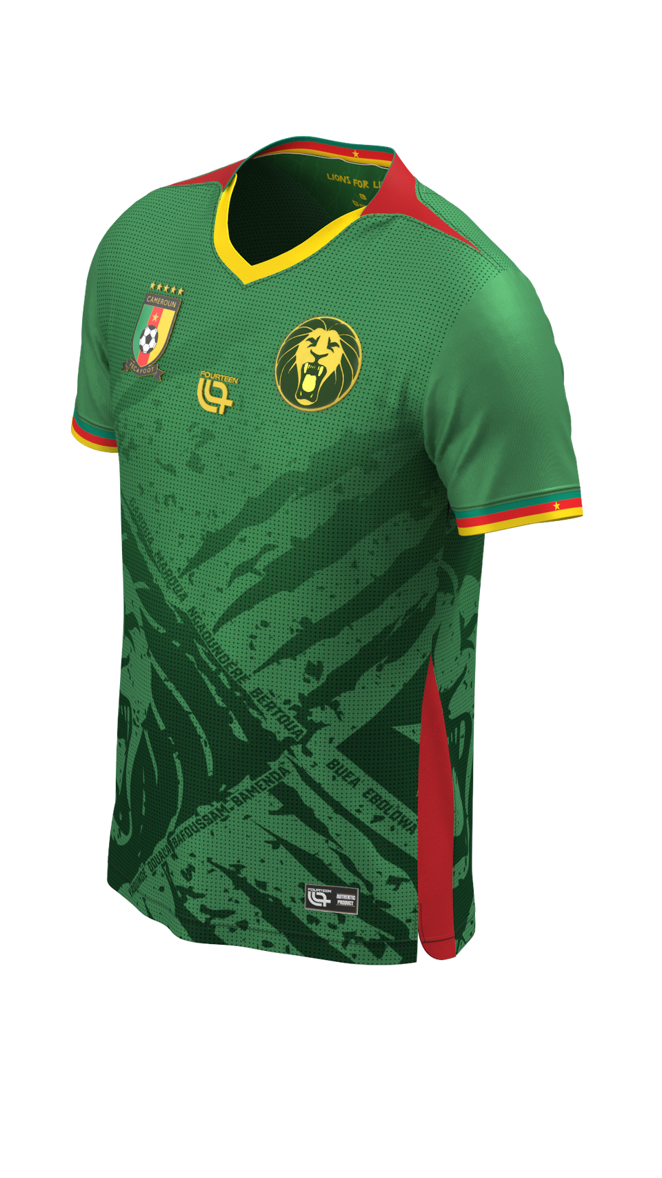 Fecafoot - Players Authentic Jersey - Home - Fourteen SA