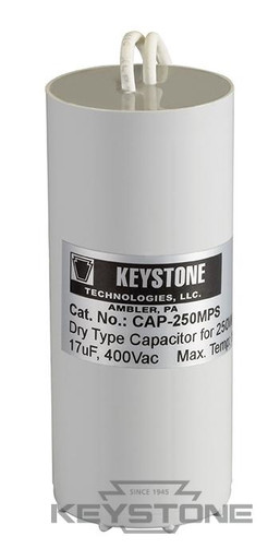 Keystone CAP-250MPS | Capacitor for 250W Pulse Start MH, 17uF, 400V ...