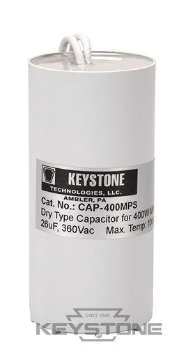 Keystone CAP-400MPS | Capacitor for 400W Pulse Start MH, 26uF, 330V ...