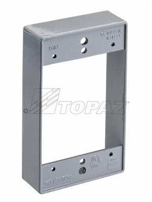 Topaz WB1EXT | WB1ExT Rectangle Single Gang Weatherproof Extension ...