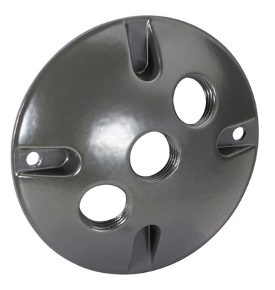 Topaz WRC350B | WRC350B 3 Hole Round Weatherproof Cover Bronze ...