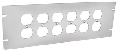 Topaz GBDUP-6 | 6 Gang Duplex Multi Box Cover-10Pk | 48 751338030428
