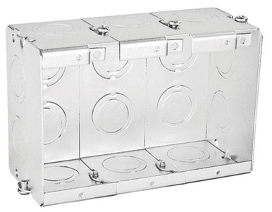 Topaz TB-325-G | Gangable Masonry Box 2-1/2-inch Dp 3 Gang | 48 ...