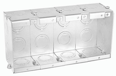 Topaz TB-425-G | Gangable Masonry Box 2-1/2-inch Dp 4 Gang | 48 ...