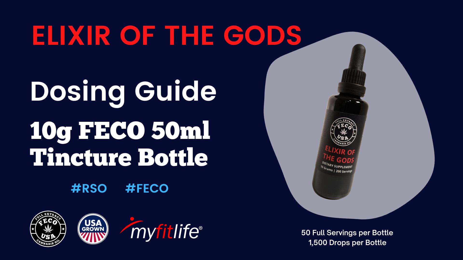 10,000mg CBD FECO (RSO) Full Spectrum Tincture 50ml Bottle (10 Grams ...