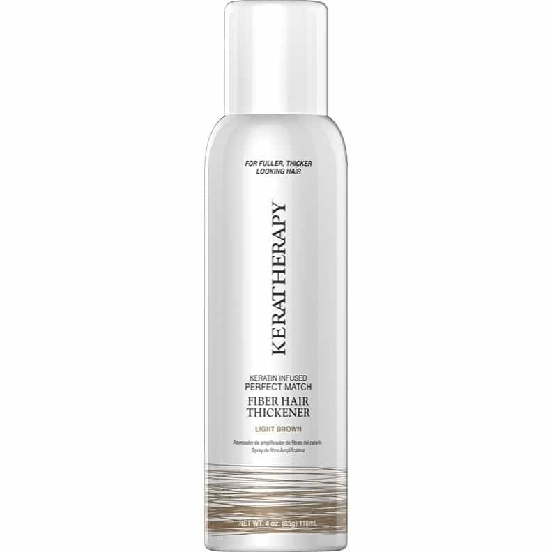 Keratherapy Fiber Hair Thickener Light Brown | Mysalon