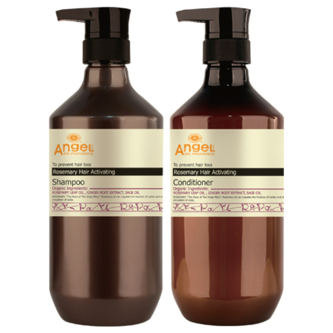 Angel En Provence Rosemary Hair Activating Shampoo & Conditioner 400ml ...