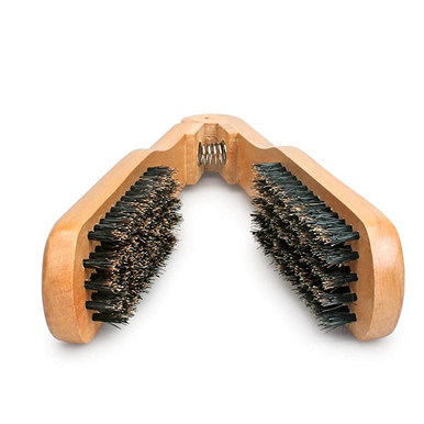 Duo Straightening Timber Brush | Mysalon