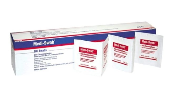Medi- Swab Skin Cleansing Swabs 200pc | Mysalon