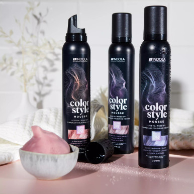 Indola Color Style Temporary Colouring Mousse Dark Ash | Mysalon