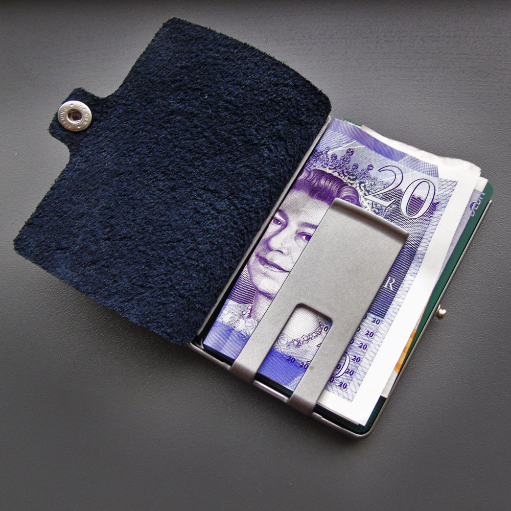 iClip Wallet - Leather & High-Tech Resin Wallet Available In 4 colours