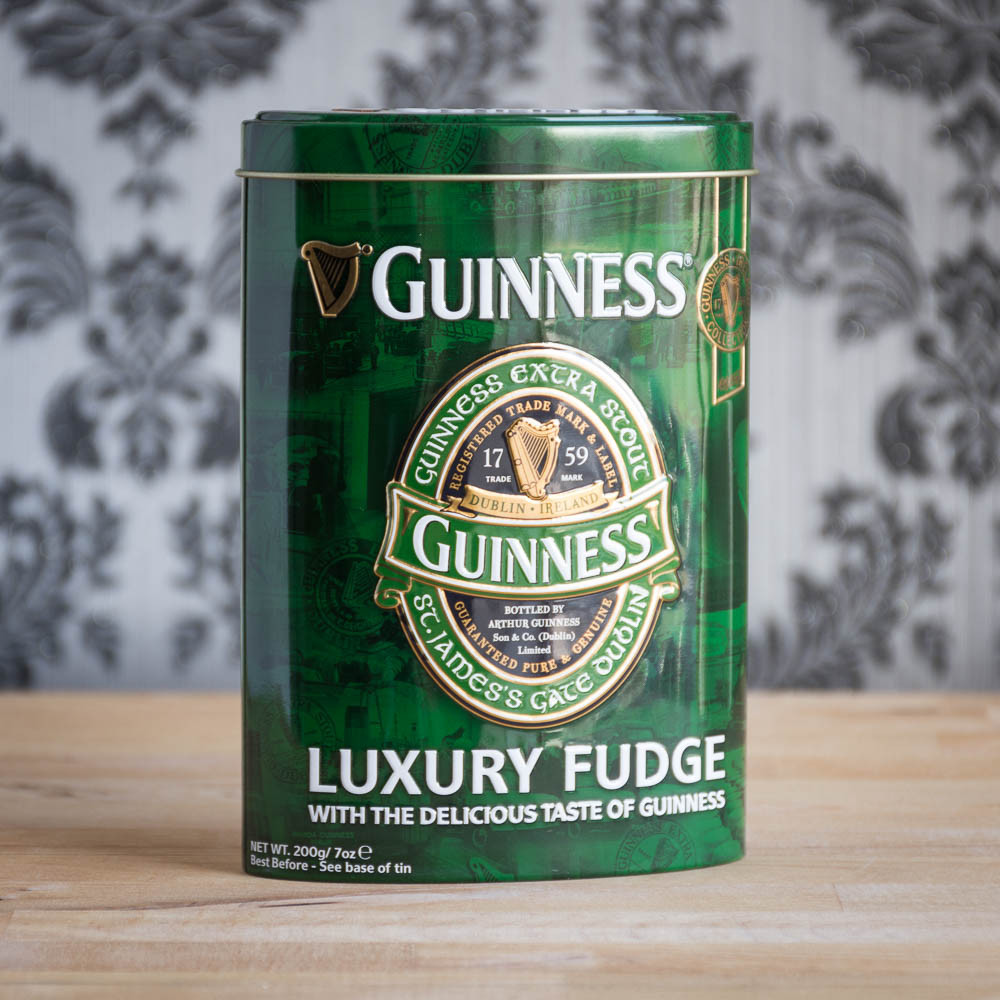 Guinness Fudge In Oval Tin - Guinness Infused Fudge