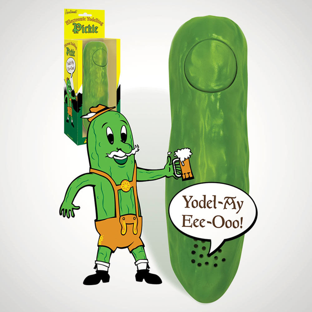Yodelling Pickle - Battery Powered Singing Pickle