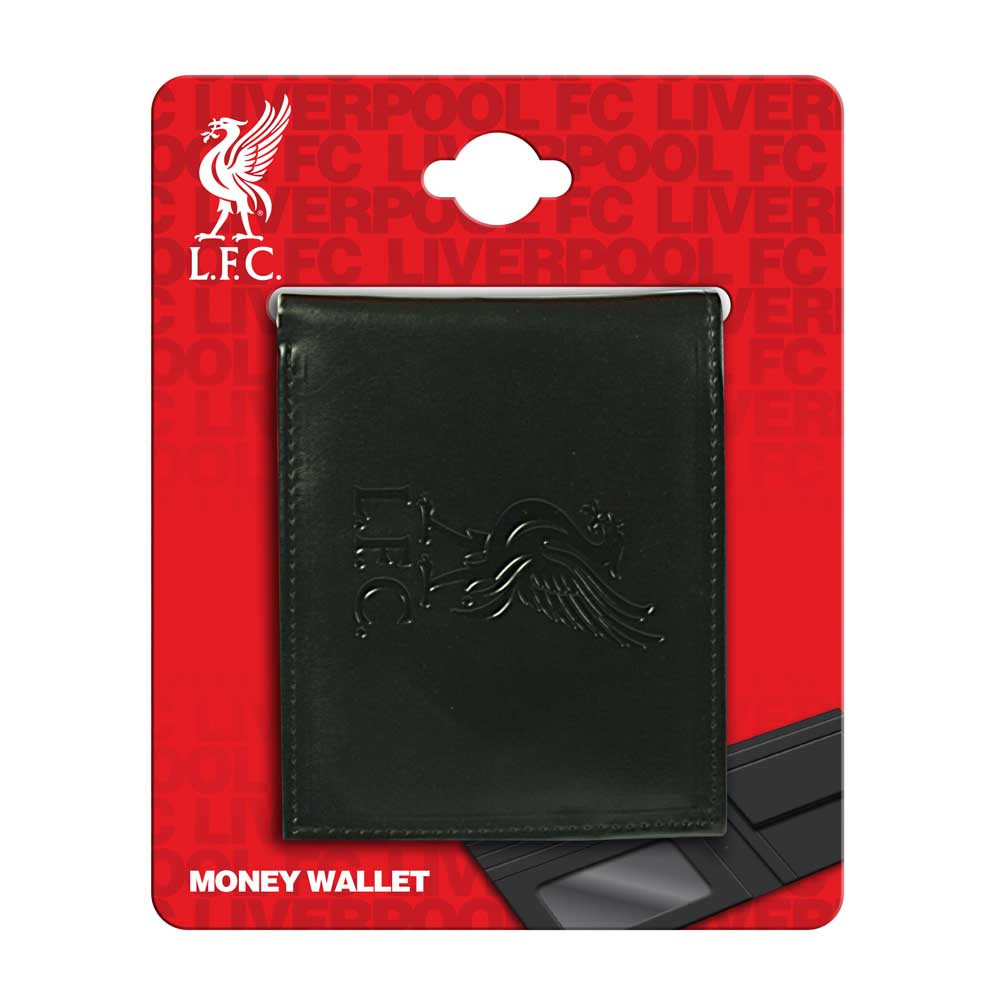 Liverpool FC Black Leather Wallet - Stylish & Practical