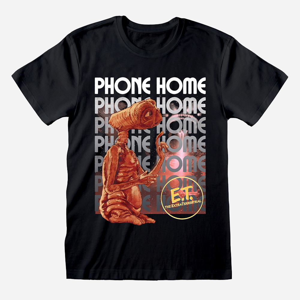 E.T. The Extra Terrestrial Phone Home Quote T-Shirt
