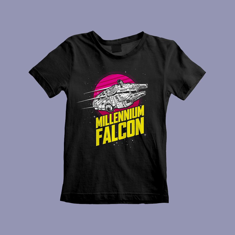 Star Wars: Millenium Falcon Circle Kids T-Shirt