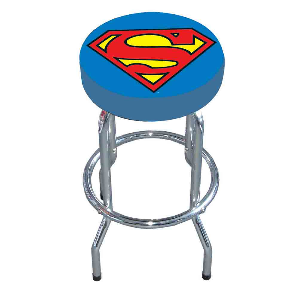 Superman Shield Bar Stool | Super Décor For The Home Bar