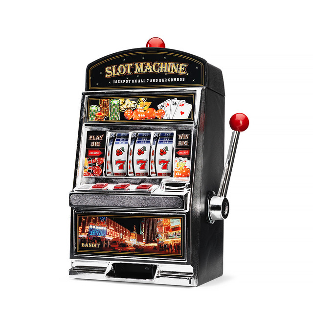 Mini Slot Machine - Battery-operated Home Gaming Machine