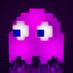 Pac-Man Pixel Ghost Lamp - Cycles Through 16 Colours