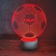 Personalised Football LED Light