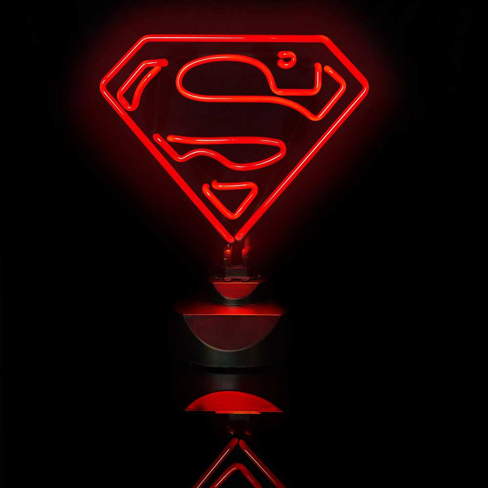 Superman Neon Light. For fans of the Man of Steel.