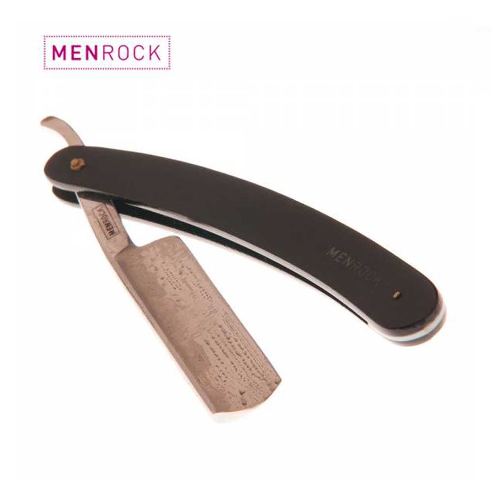 Men Rock Straight Razor with Pre-Oiled Blade - Classic Men's Razor