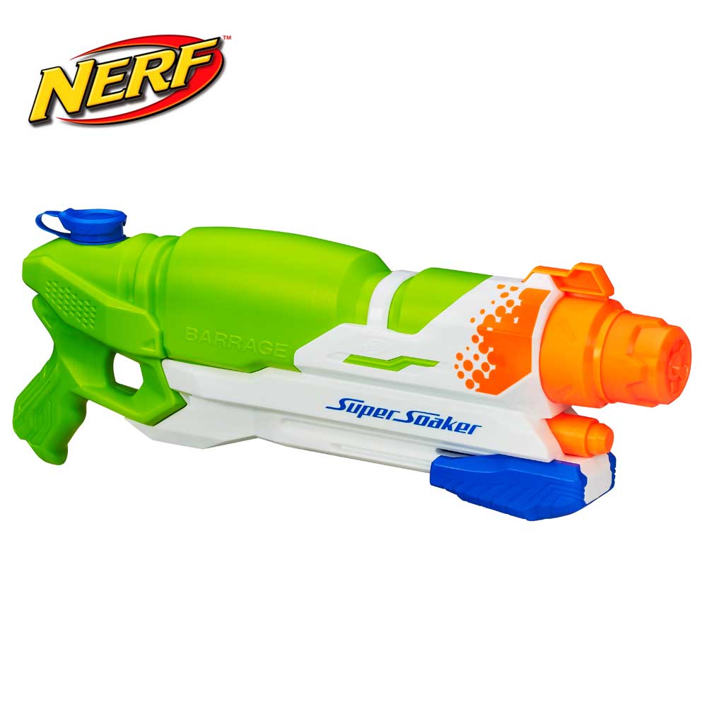 Nerf Super Soaker Barrage Water Pistol. Outdoor Toy