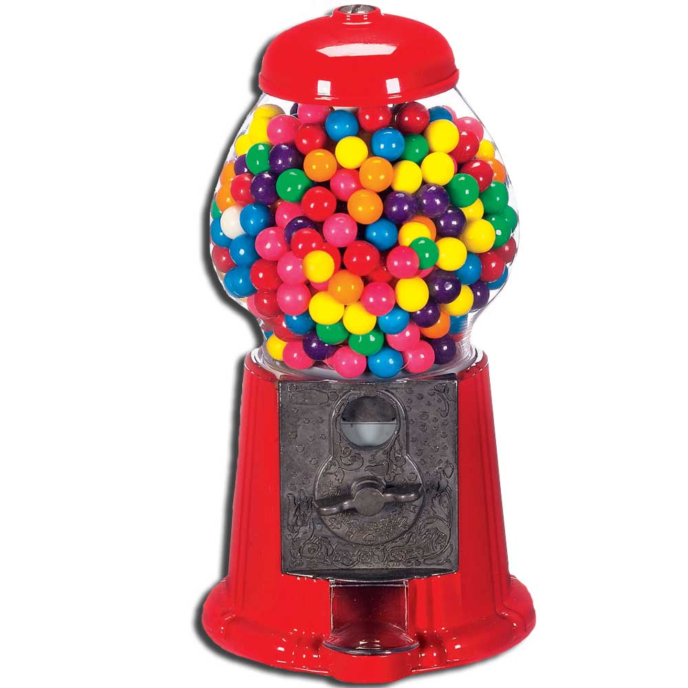Aluminium Metal Gumball Machine - Holds Over 750g Of Sweets
