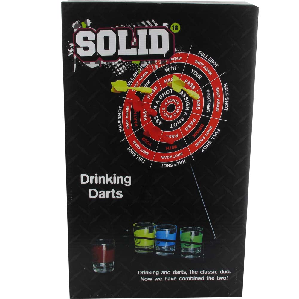 Drinking Darts Drinking Game - Magnetic Dart Board & Darts