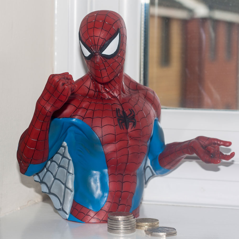 Spiderman Money Bank - Novelty Marvel Money Bank