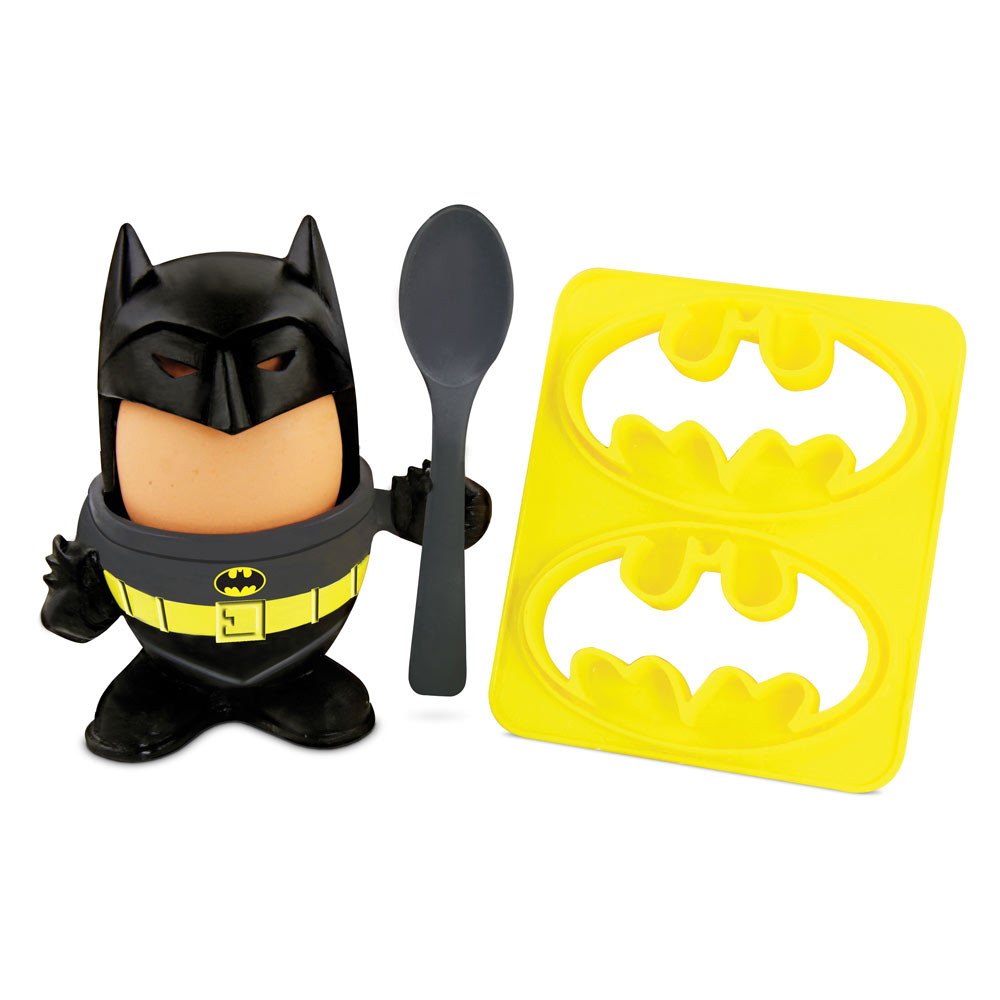 Batman Egg Cup and Toast Cutter - Bat themed breakfast
