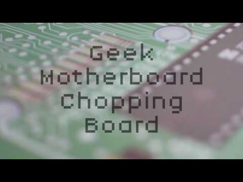 Geek Motherboard Chopping Board: Printed Circuit Cutting Board