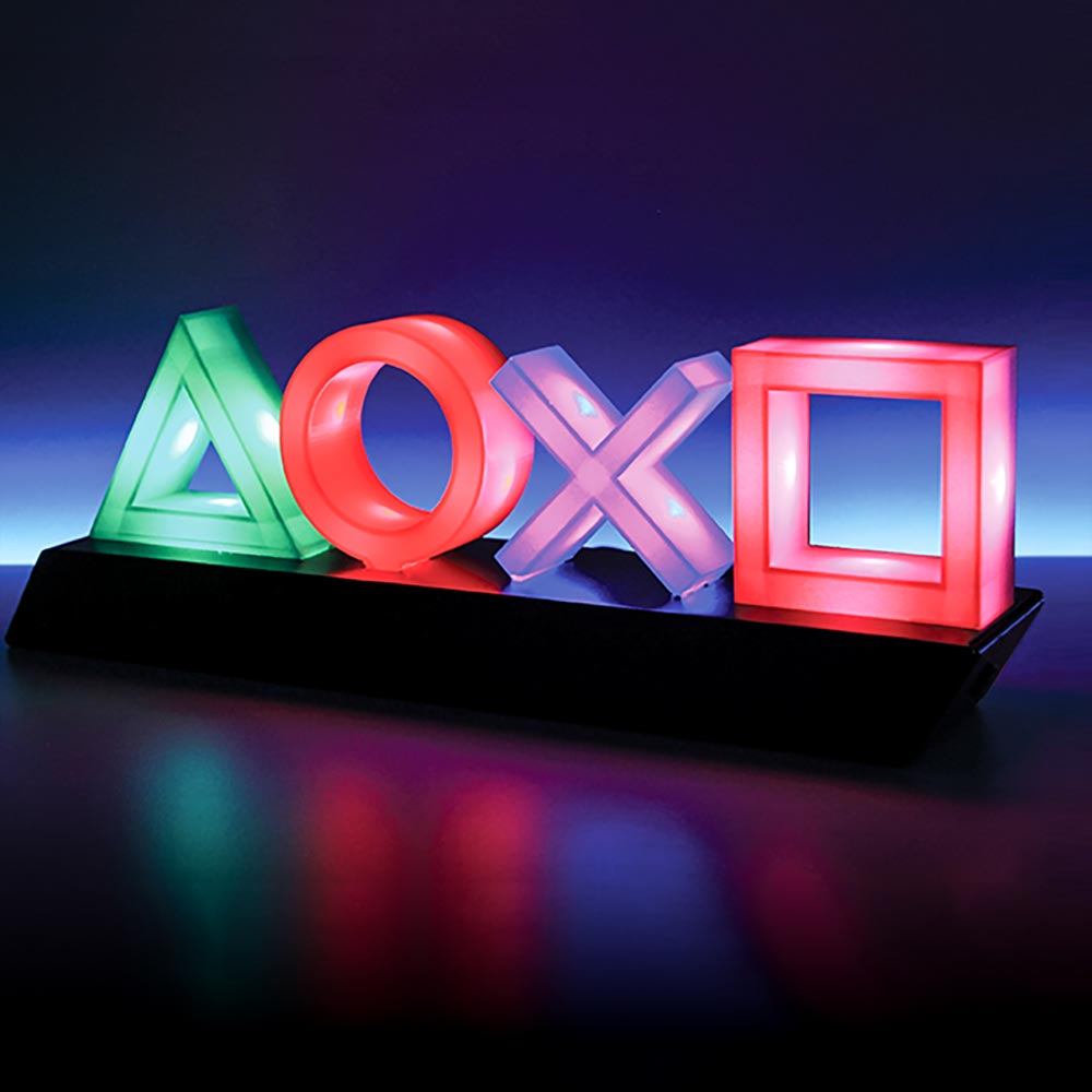 Official Multi-Coloured Light-Up PlayStation Icons Mood Light