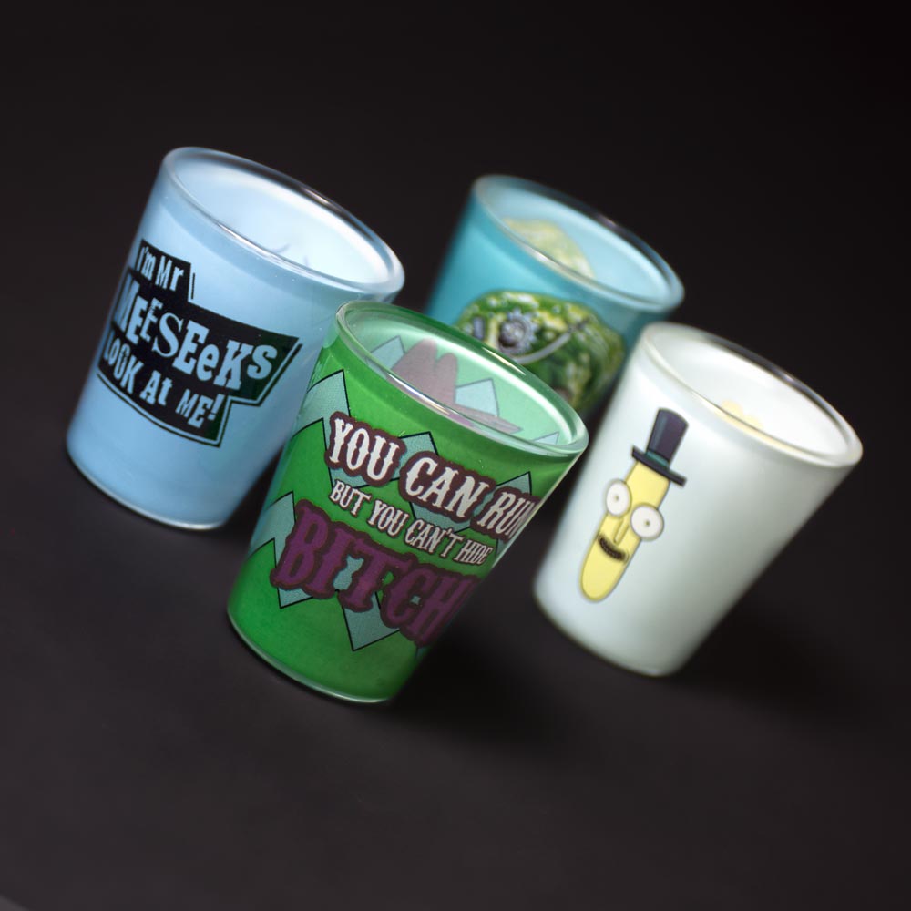Rick and Morty Premium Coloured Shot Glasses