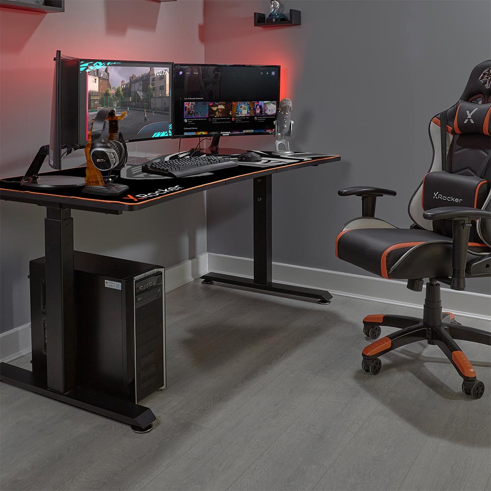 X Rocker Cougar XL Gaming Desk